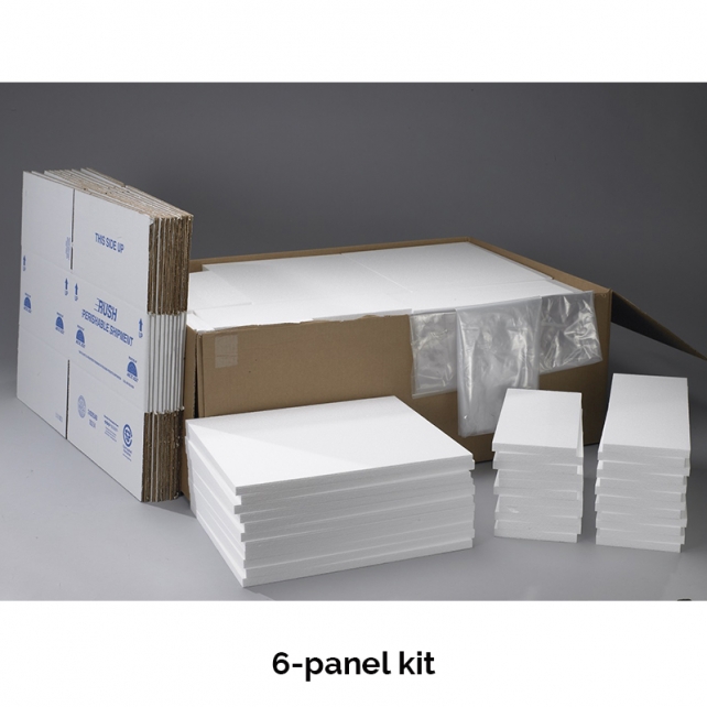6 Panel Foam Shippers
