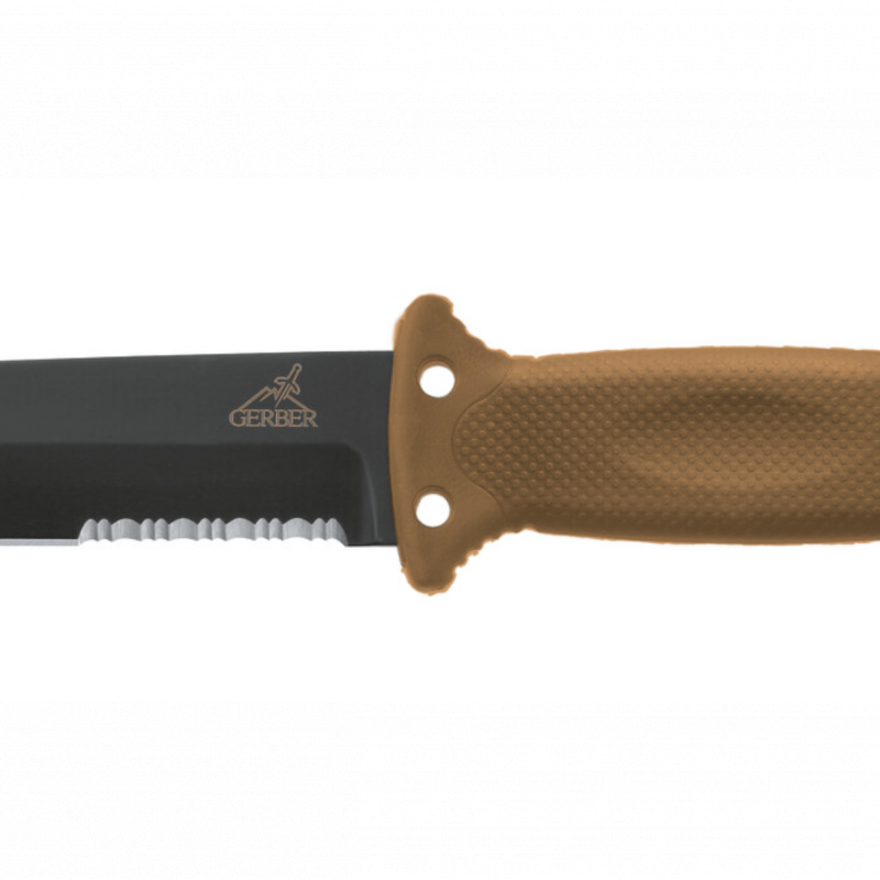 Gerber LMF II ASEK Fixed Blade Knife Berry Compliant Black Serrated ...