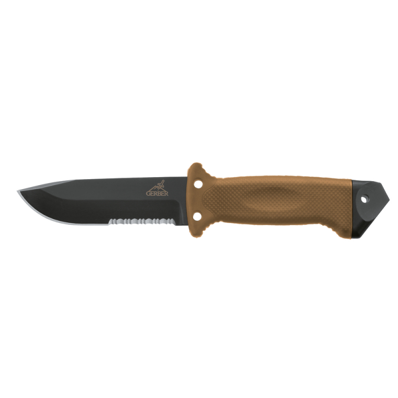 Gerber LMF II ASEK Fixed Blade Knife Berry Compliant Black Serrated ...