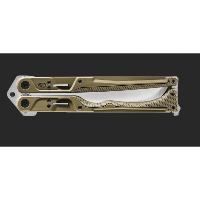 Gerber - Doubledown Folding Machete Berry Compliant Green Handle, Satin ...