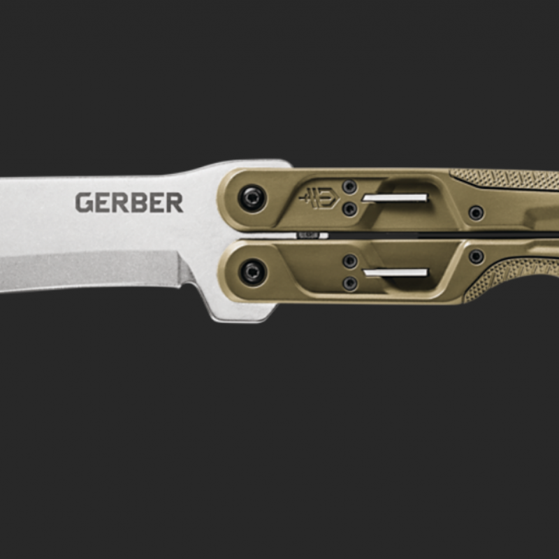 Gerber - Doubledown Folding Machete Berry Compliant Green Handle, Satin ...