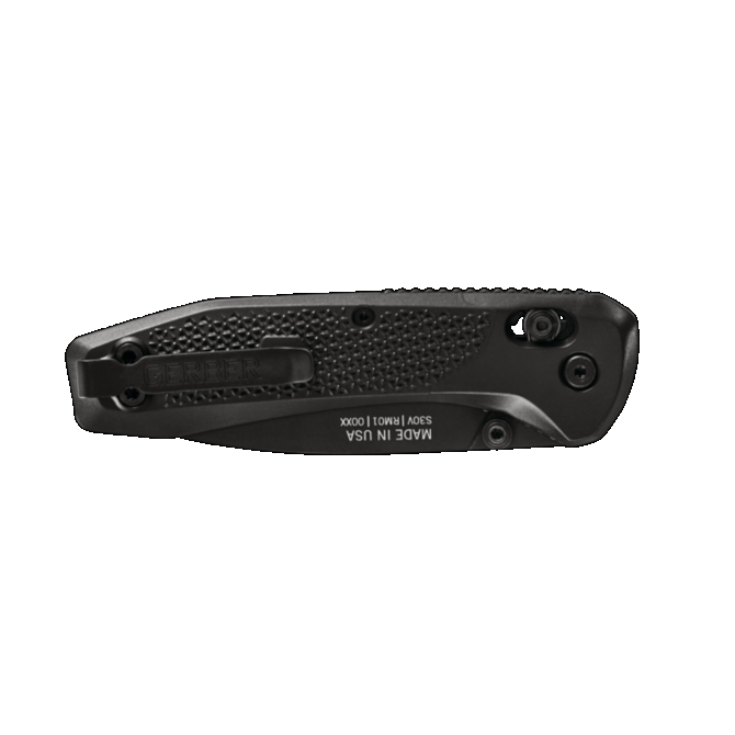 Gerber - Sedulo Folding Knife 30V Steel Black Plain Edge Blade, Black ...