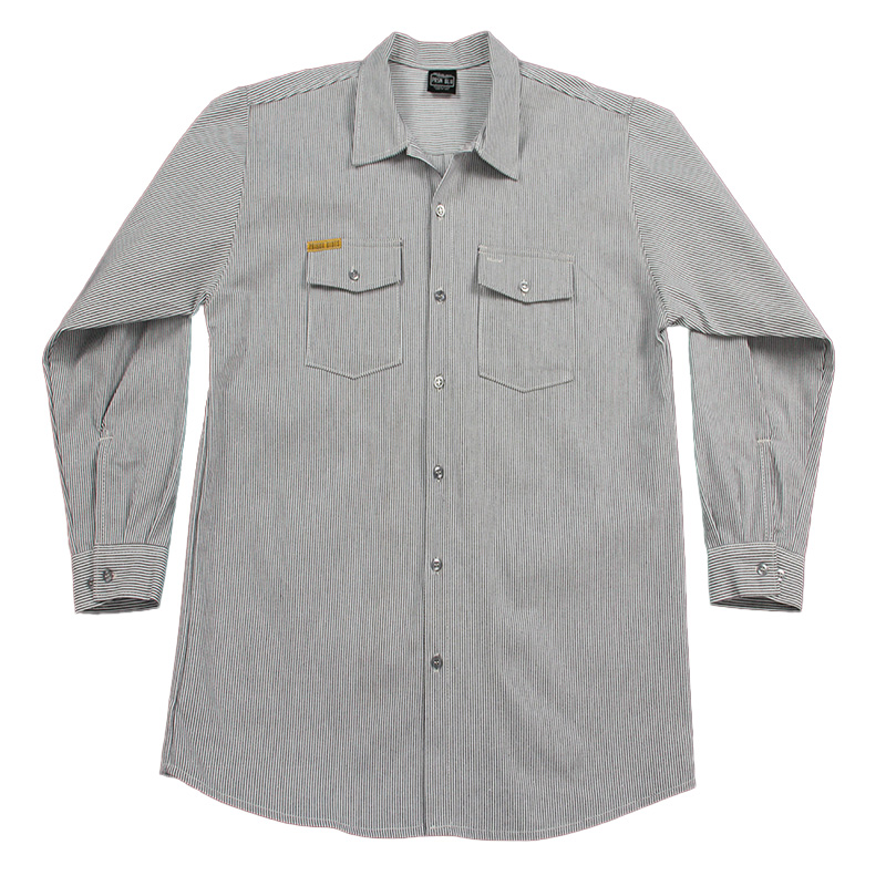 Work Shirt Hickory Long Sleeve w/Front Buttons