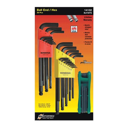 BONDHUS Bonus Pack-Ball Endl-Wrench Set