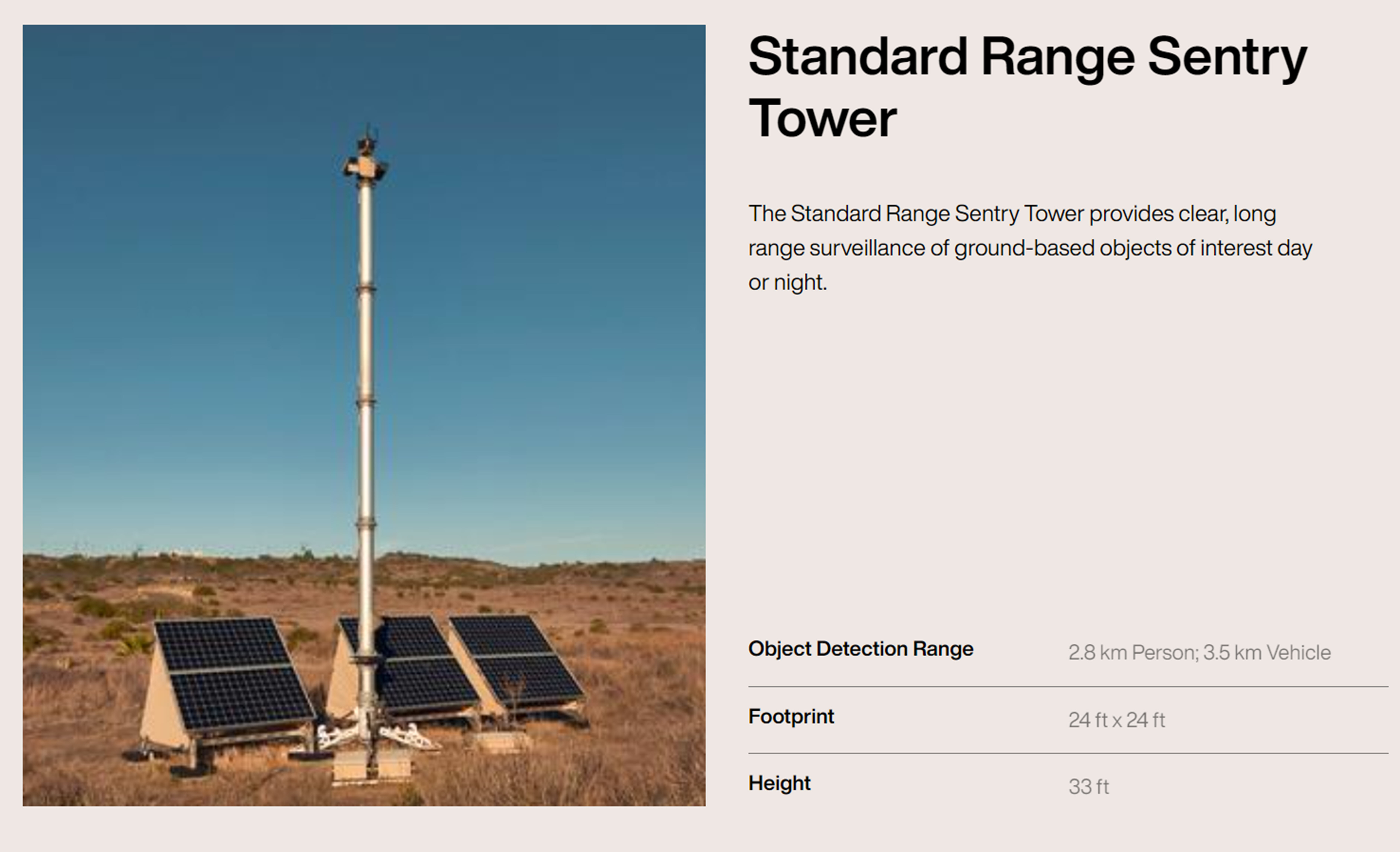 Standard Range Sentry Tower